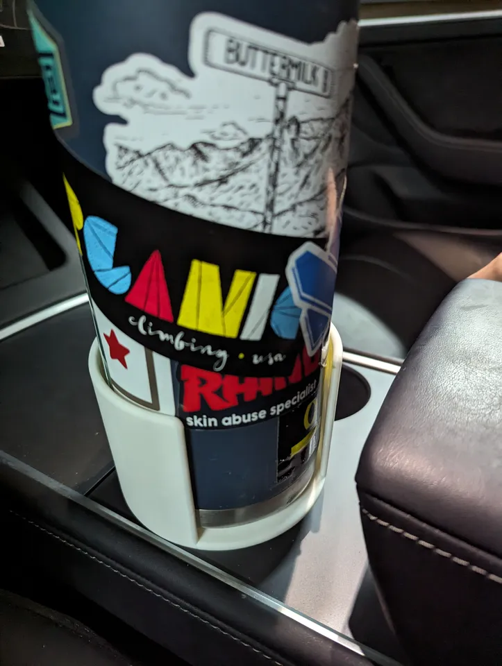 Tesla cup holder for 36oz yeti rambler/redbull sized can by tuturuu ...