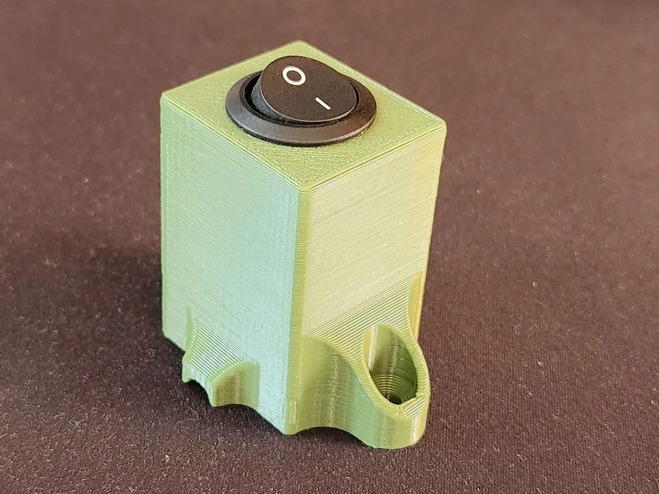 Round Rocker Switch Housing Wall Mount by ThomaS | Download free STL ...