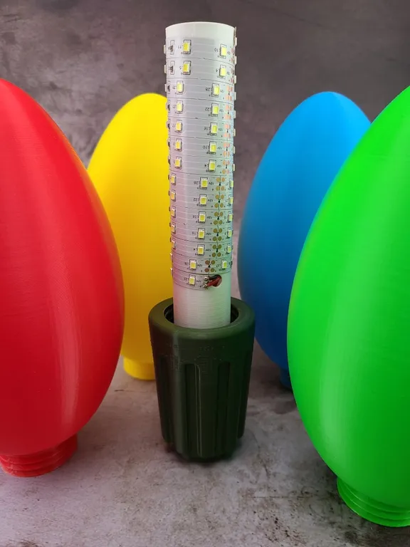 Giant Christmas Lights for LED Strips by Michel | Download free STL ...
