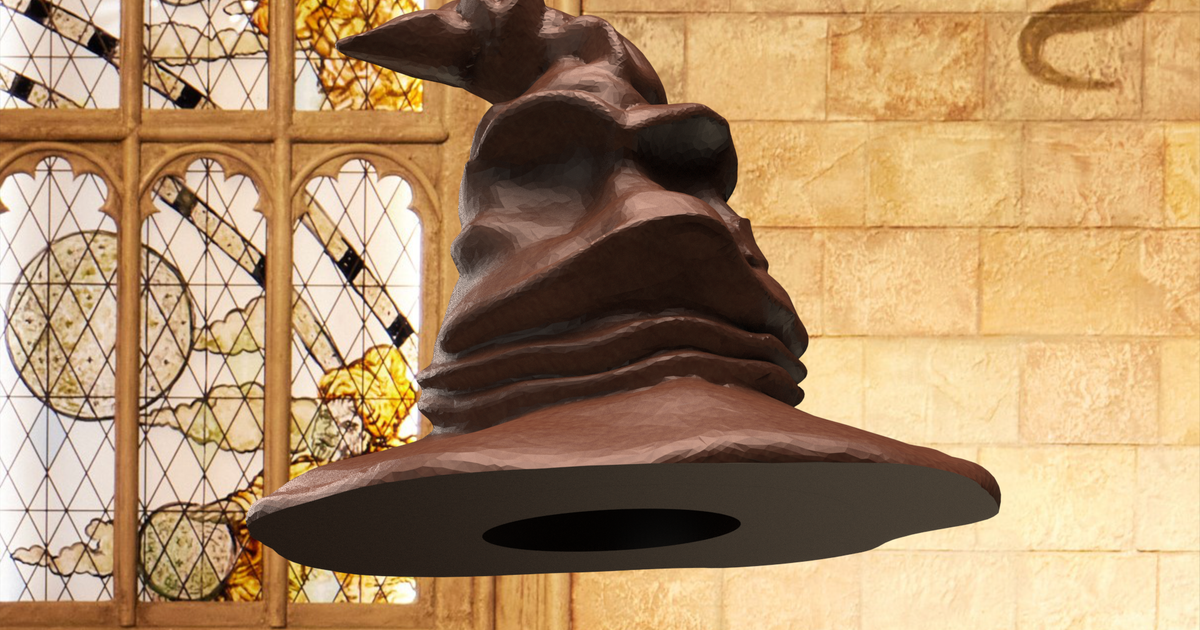 Harry Potter Sorting Hat finger toy by Abril Laba | Download free STL ...