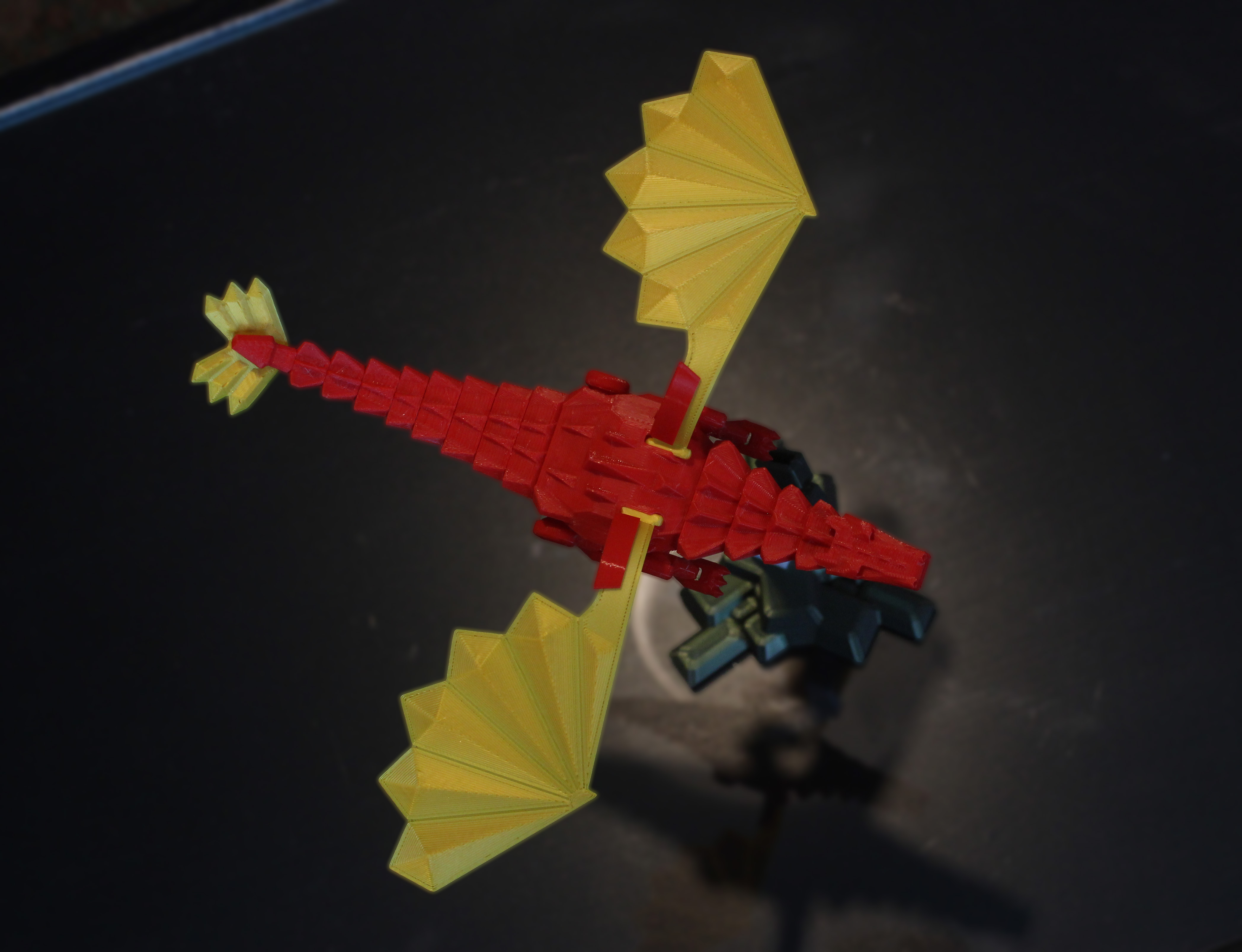 Articulated Winged Dragon by occupied_brain | Download free STL model | Printables.com