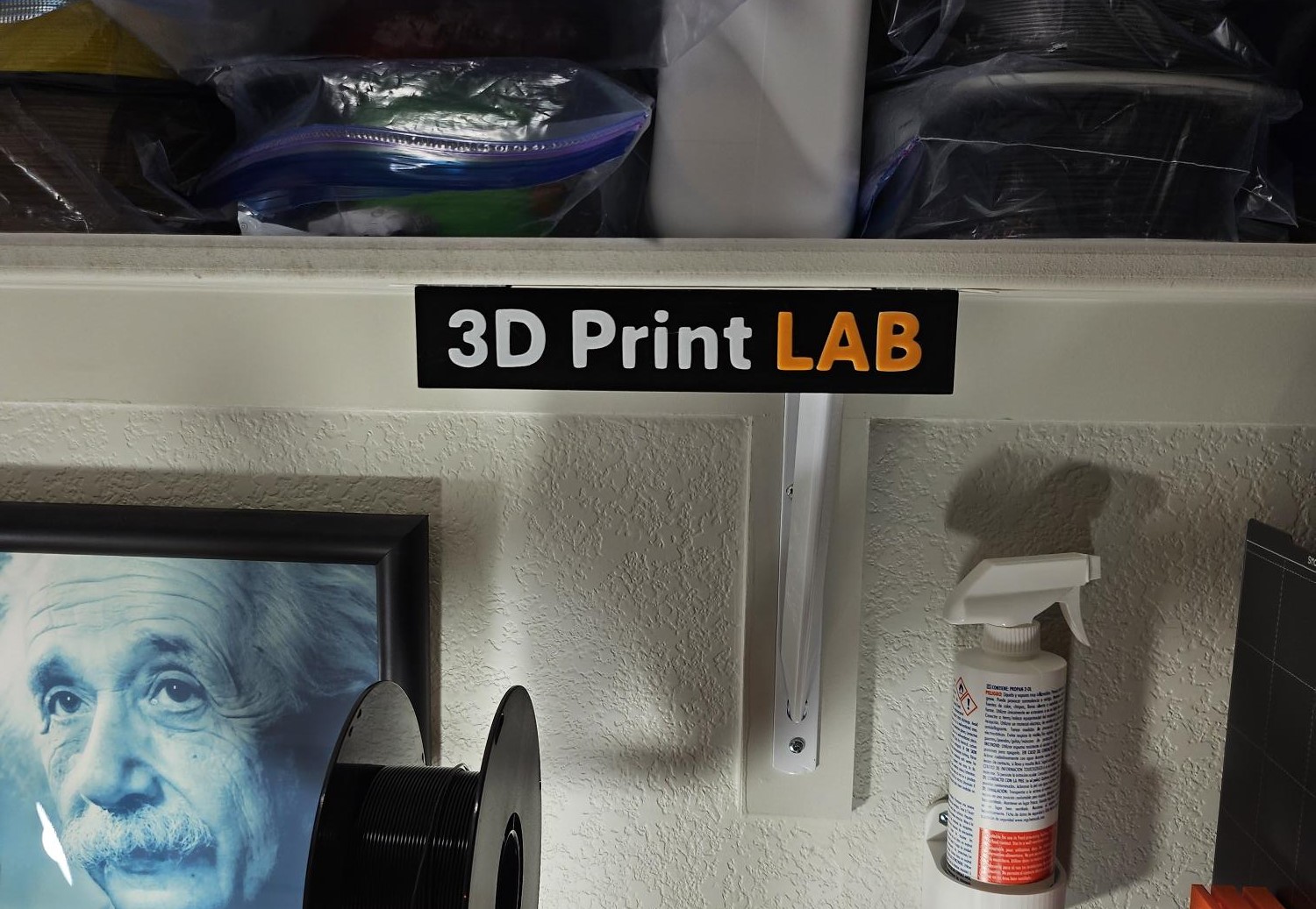 3D Print Lab Sign by mhparsons | Download free STL model | Printables.com
