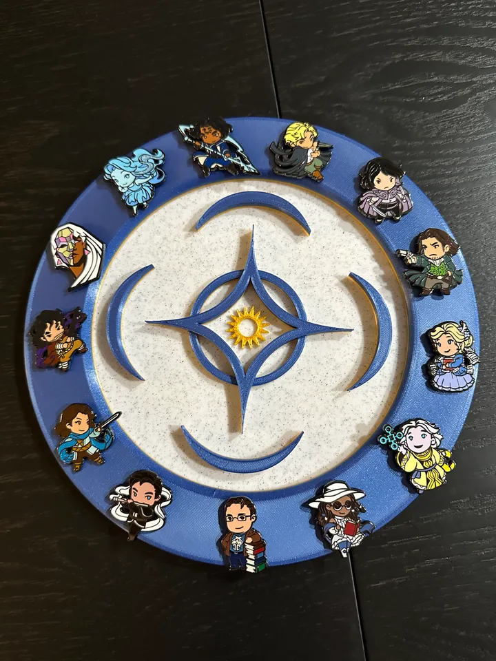 Year of Sanderson Cosmere Pin Display by Orion3D Studios | Download ...