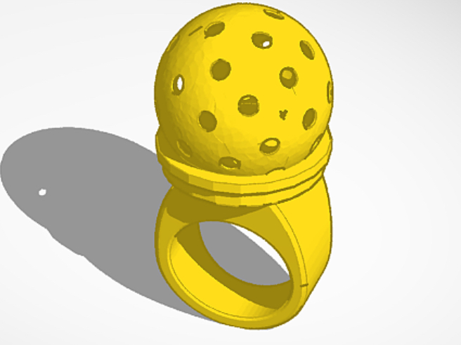 Pickleball Ring by Craftnado | Download free STL model | Printables.com