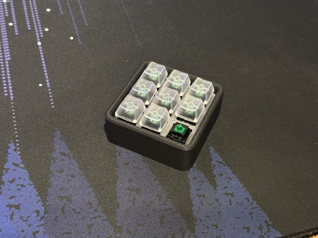 3x3 Macropad for Cherry MX switches with USB-C by DwightLX | Download ...