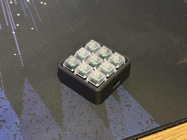 3x3 Macropad for Cherry MX switches with USB-C by DwightLX | Download ...