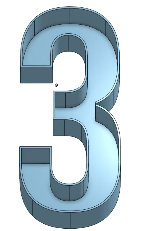 number bowl 3 by Corndog | Download free STL model | Printables.com