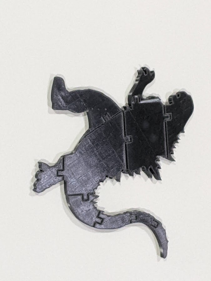 Articulated godzilla by vulcan | Download free STL model | Printables.com