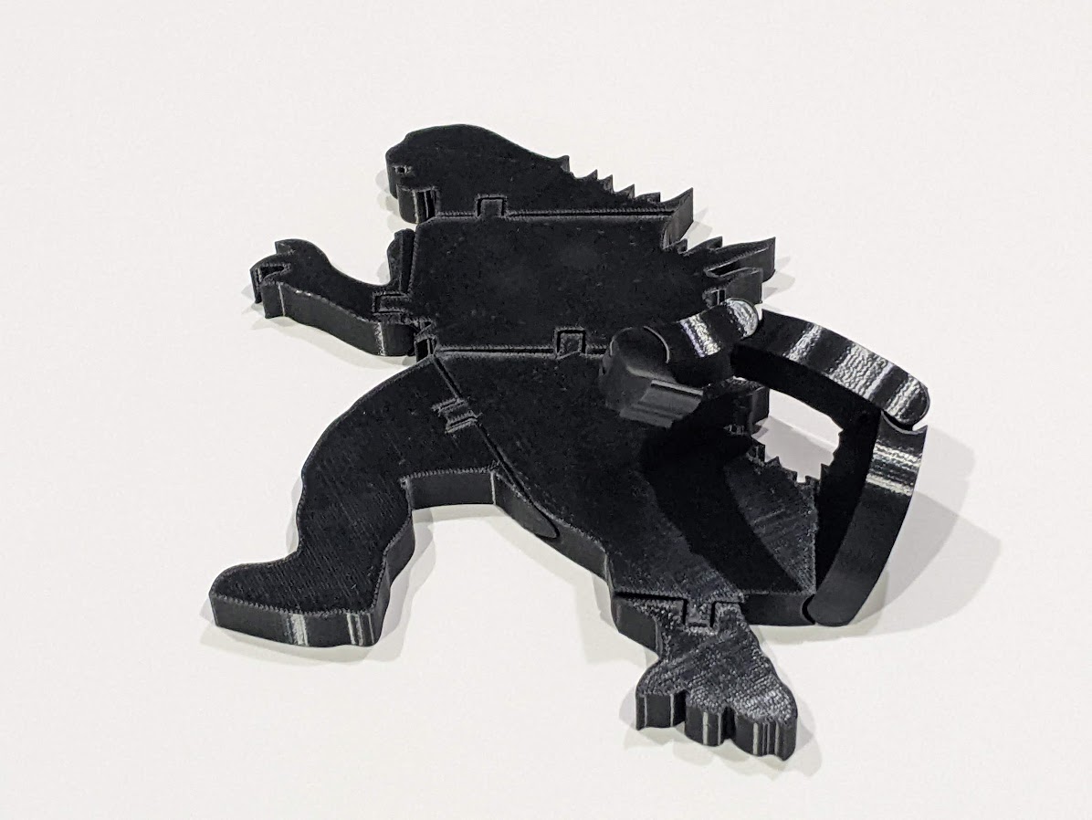 Articulated godzilla by vulcan | Download free STL model | Printables.com
