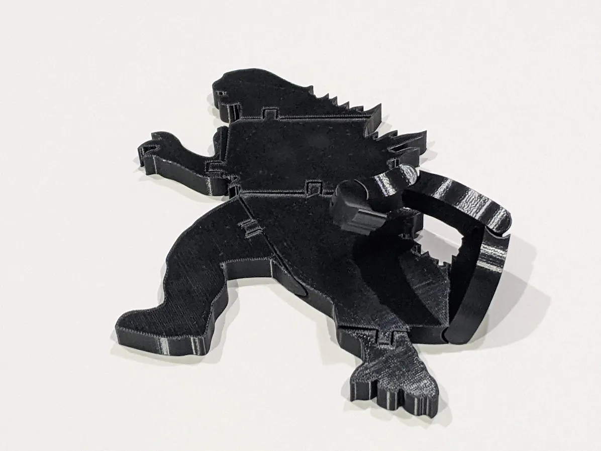 Articulated godzilla by vulcan | Download free STL model | Printables.com