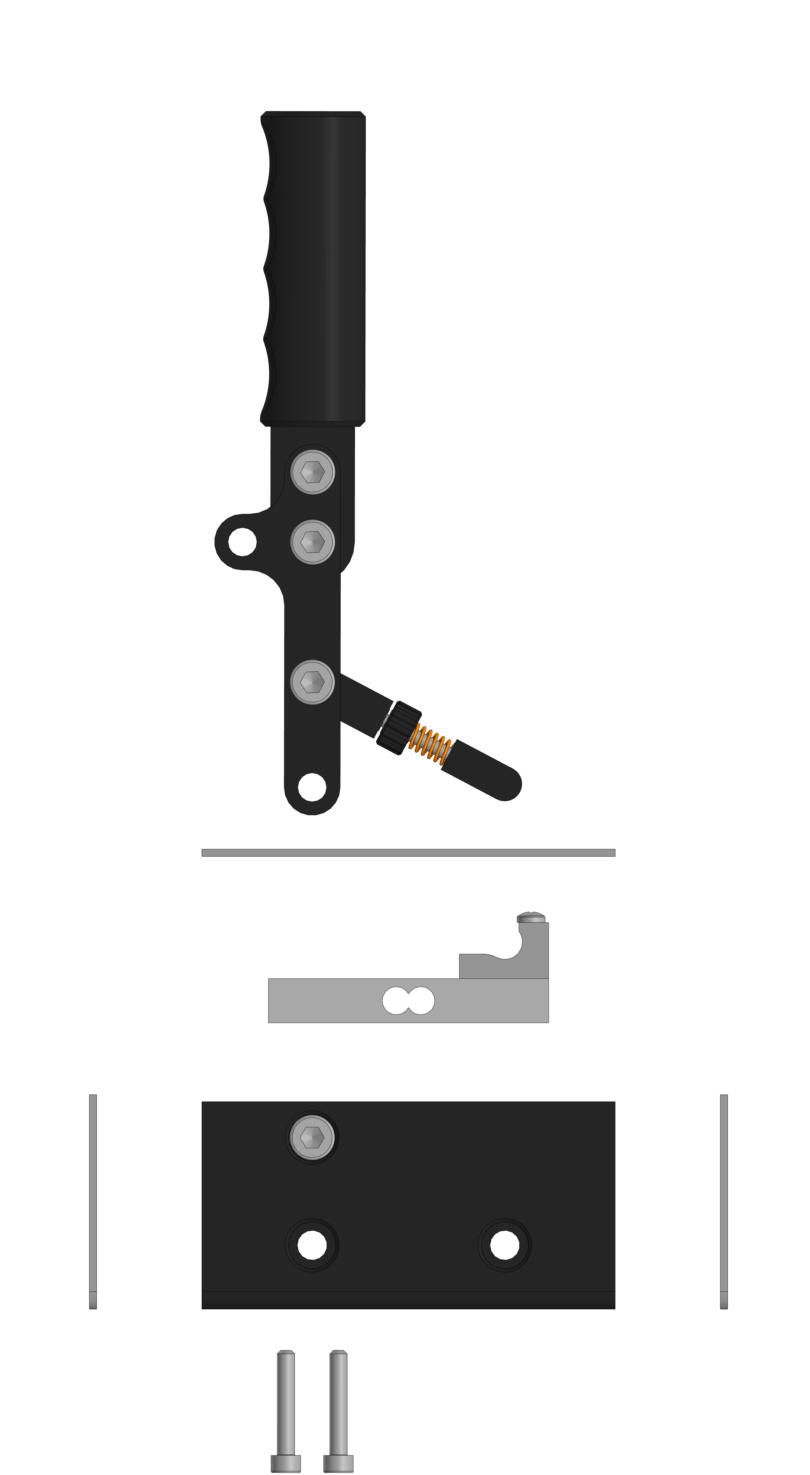Loadcell Handbrake for PC by Andrey Zhuravlev | Download free STL model ...