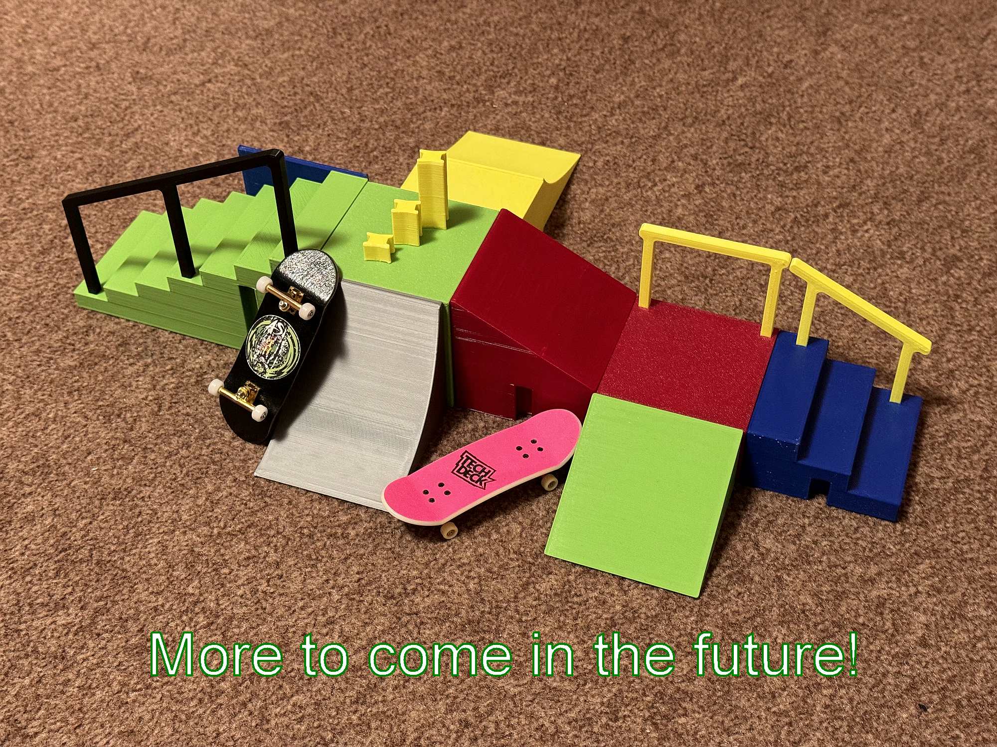 Fingerboard Skatepark Modular - Ramps, Rail and Stairs by eSeL ...