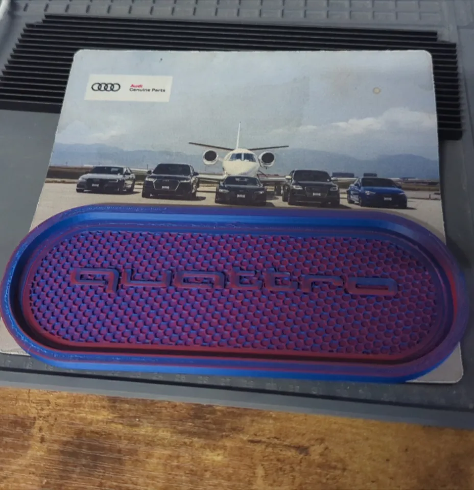 Audi Quattro Tray by Jacobsen.Dev | Download free STL model ...