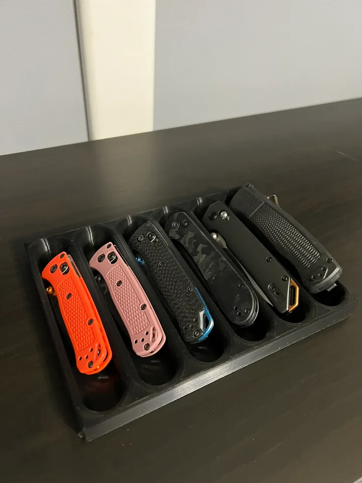 EDC/Knife Tray by Rafal Kocon | Download free STL model | Printables.com