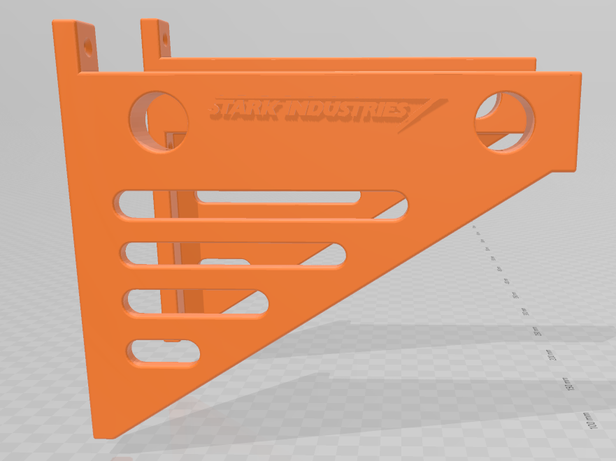 Filament support 3/4 electric pipe Stark industries logo by KUUBEAVER ...