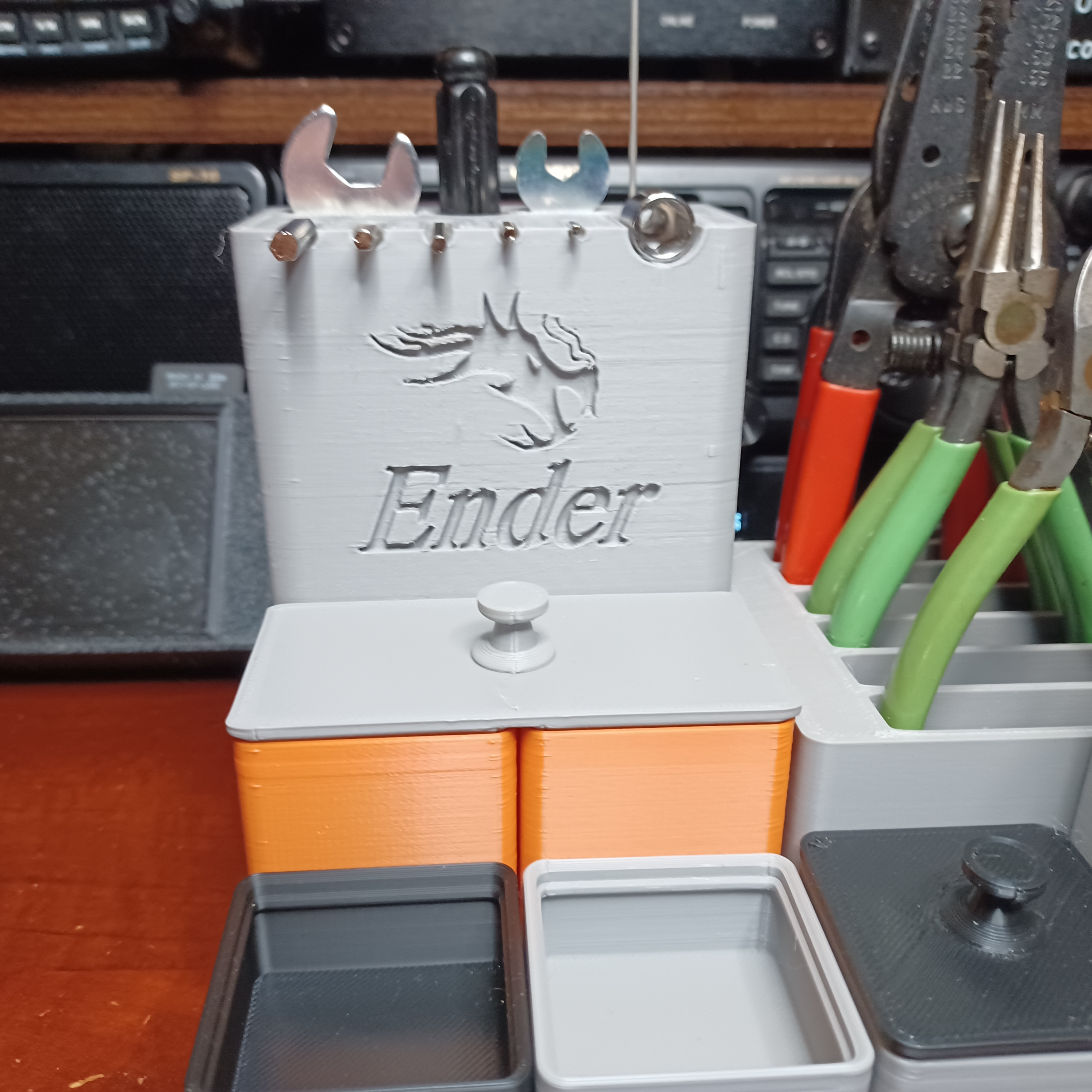 Gridfinity Tool Kit Holder with the Ender Dragon Logo by Jim | Download free STL model ...