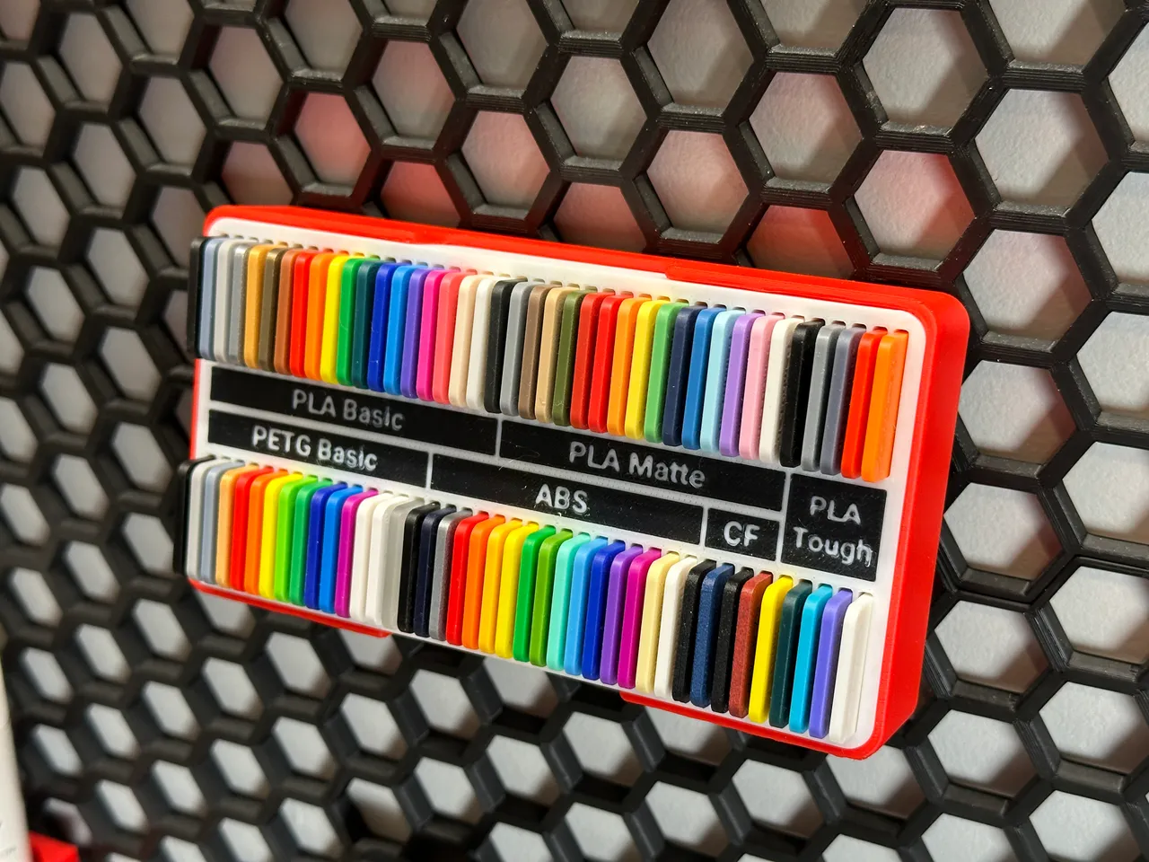 Filament Swatch Display Mount for HSW by Brad @ FTBT 3D | Download free ...