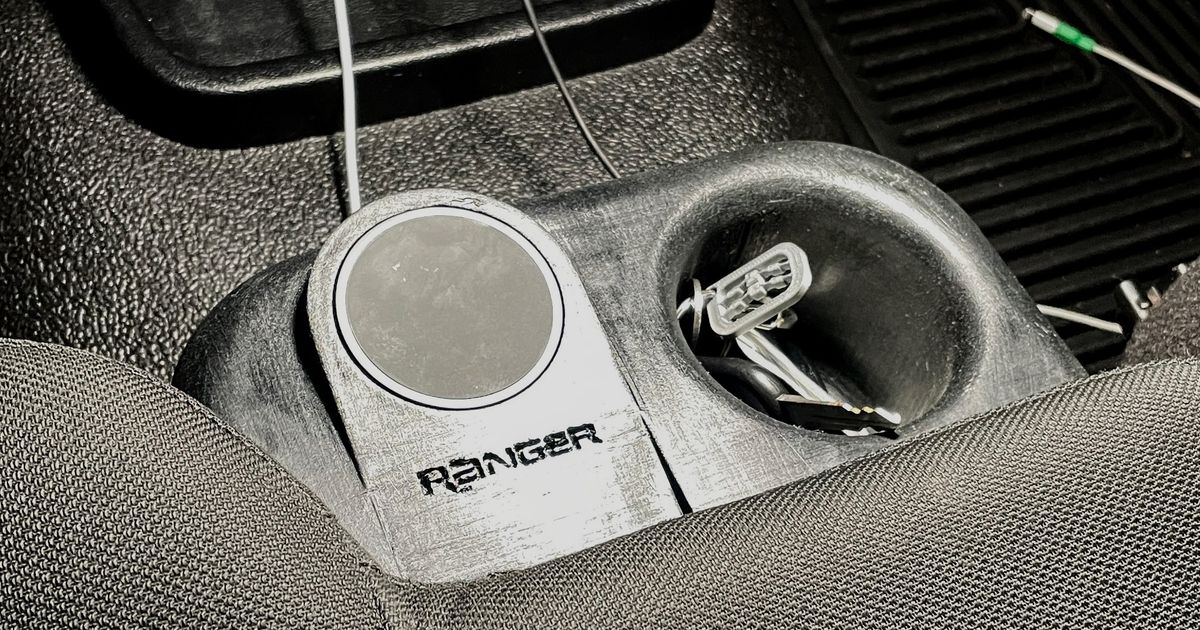 Ford Ranger Magsafe Cupholder por cartyski | Descargar modelo STL ...