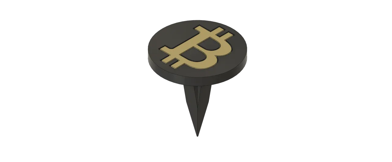 Bitcoin Golf Marker by Grunkle_Bitcoin | Download free STL model ...
