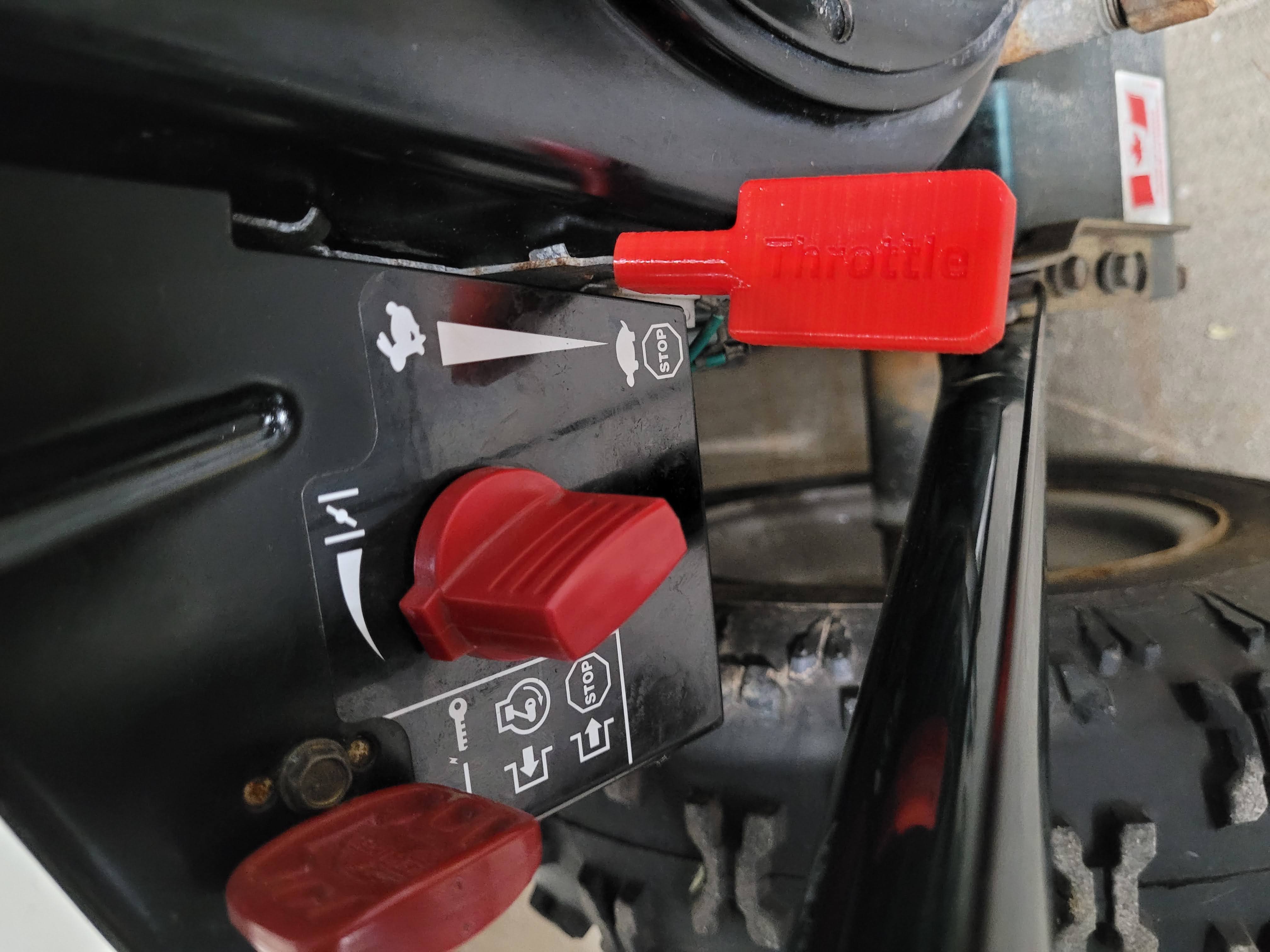Snowblower Throttle Paddle by GTMan002 | Download free STL model ...