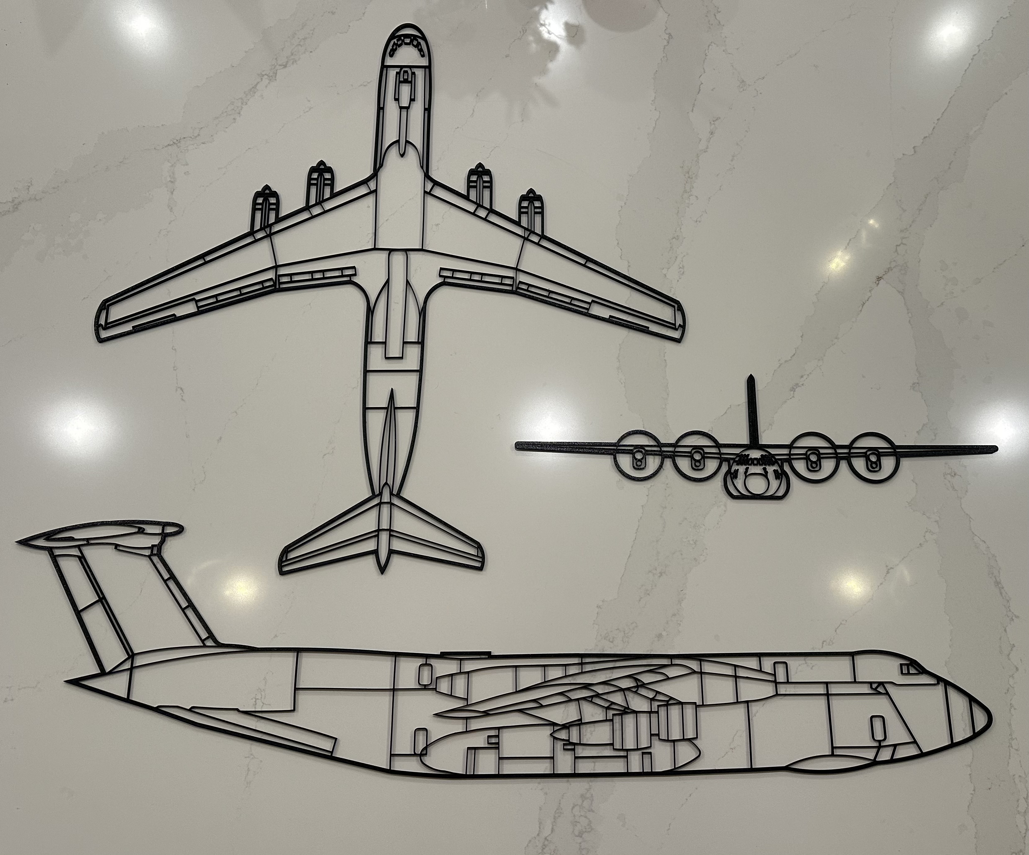 C-5 Galaxy Silhouette por Chris D | Descargar modelo STL gratuito ...