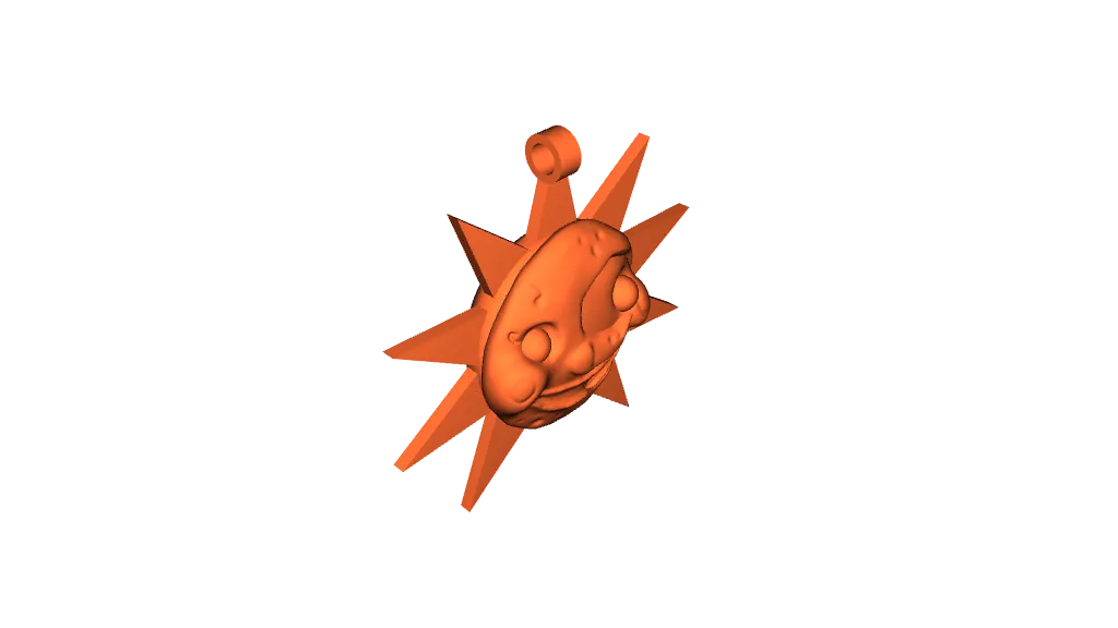 FNAF Sun Character EarRings by Grant Moorby | Download free STL model ...
