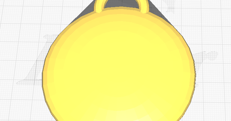 Round Keychain Template by Adudewhoprints567 | Download free STL model ...