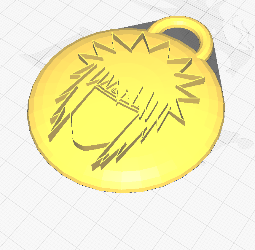 Minimalistic Minato Keychain by TheBeast1174 | Download free STL model ...