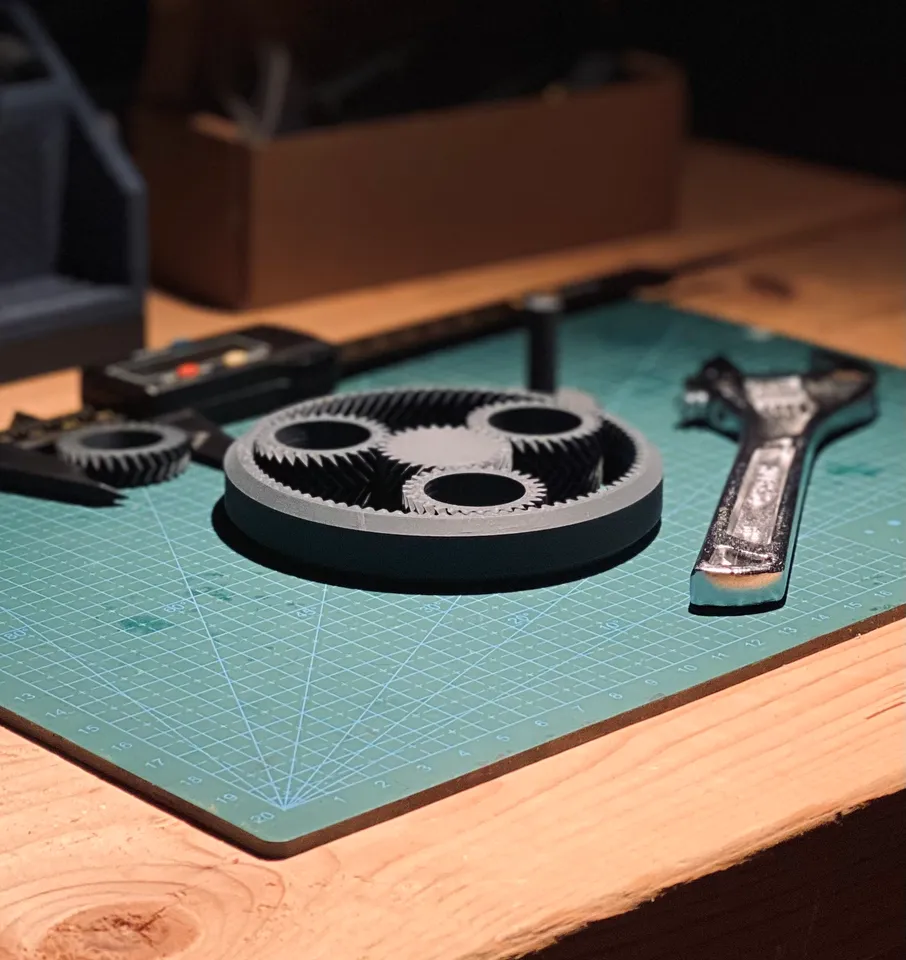 Ultimate Print-in-place Gear Spinner by S355-Concepts | Download free STL model | Printables.com