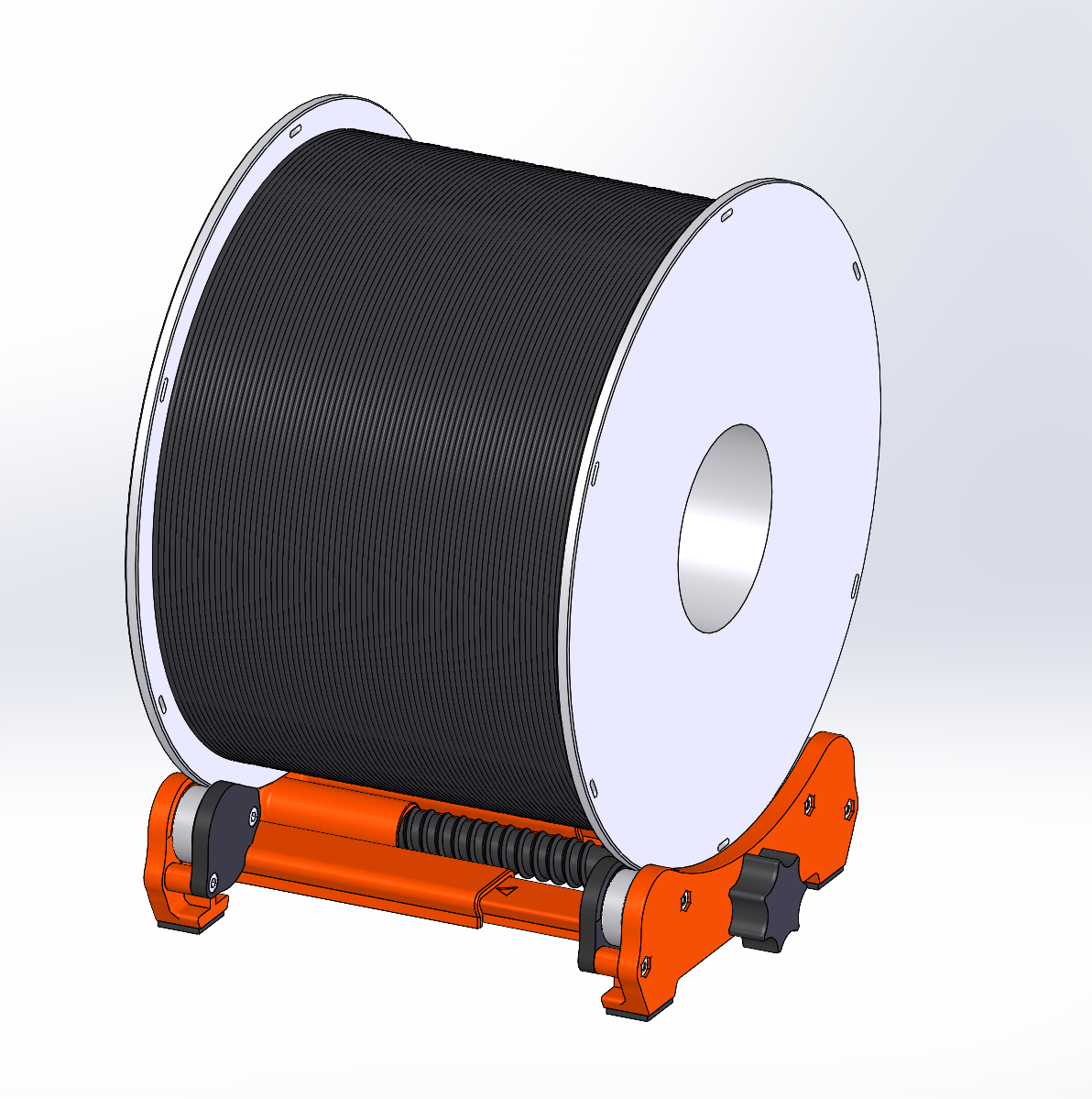 Wide spool holder for 2kg Filament by Madaco | Download free STL model ...