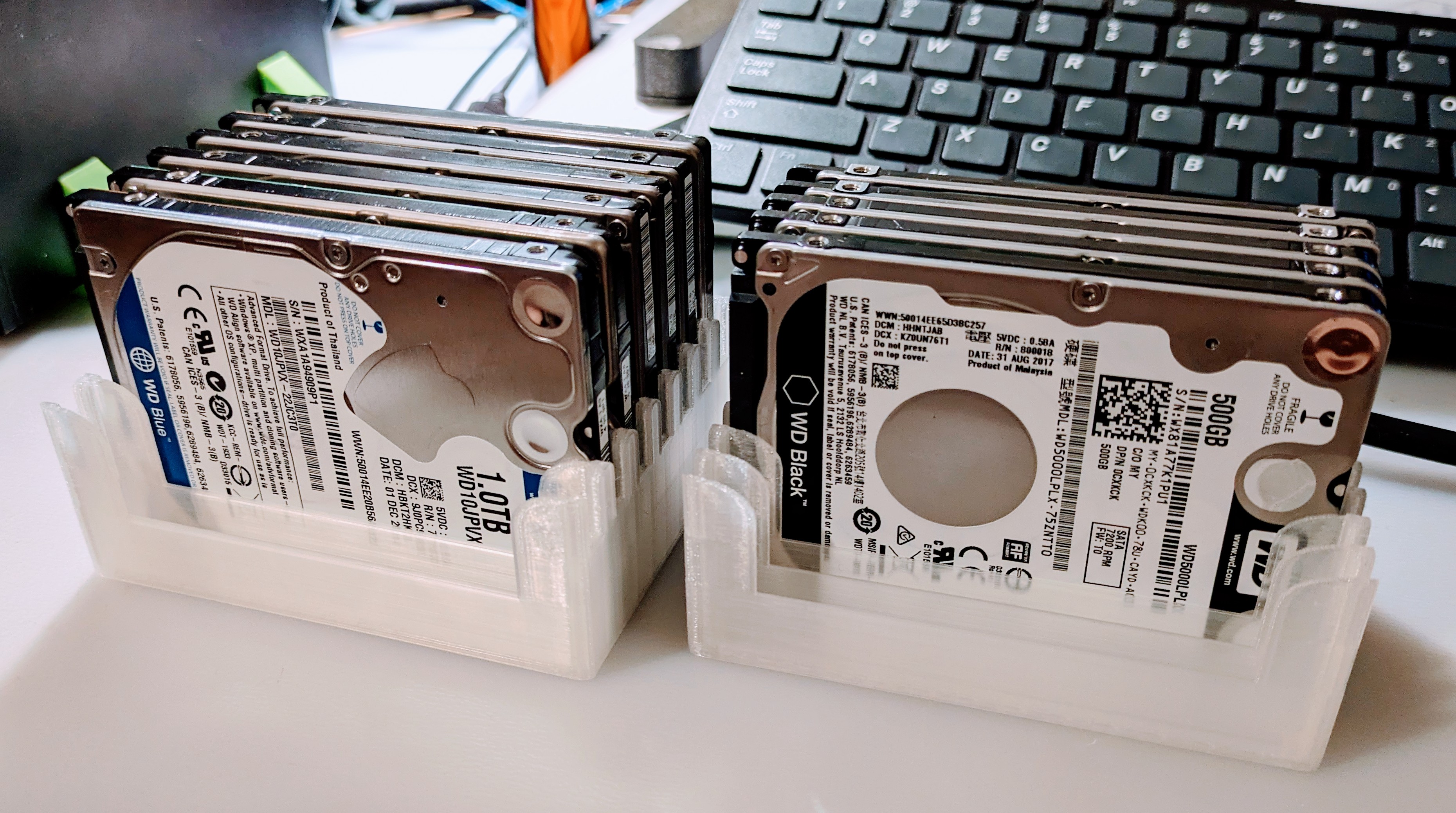 2.5 inch drive storage rack by ptrlow6 | Download free STL model ...