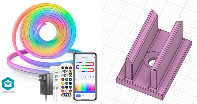 CLIPS LEDS by gigithewouaf | Download free STL model | Printables.com