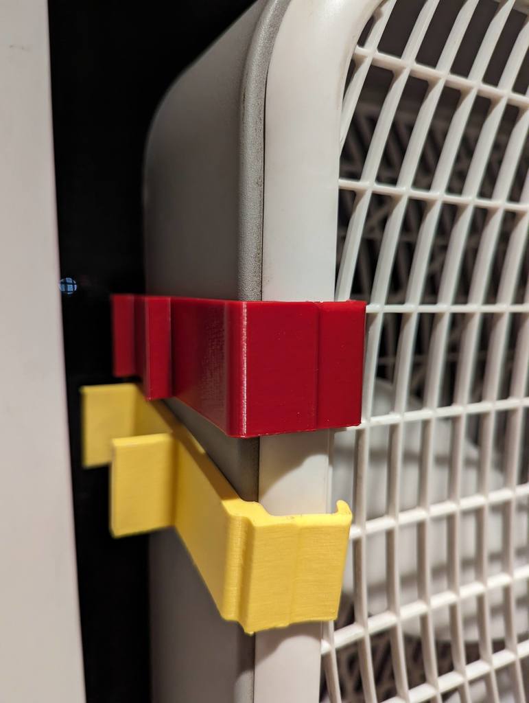 Box fan sliding window attachment by Emmes | Download free STL model ...