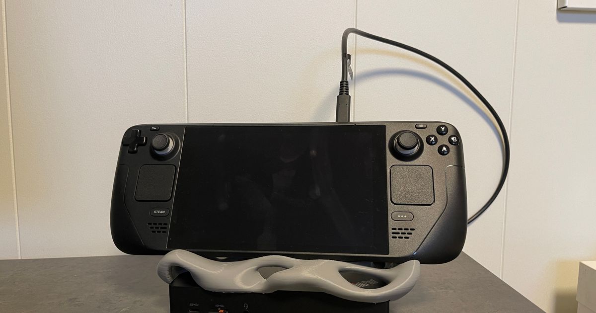 Organic Steam Deck stand by Mathias Pedersen | Download free STL model ...