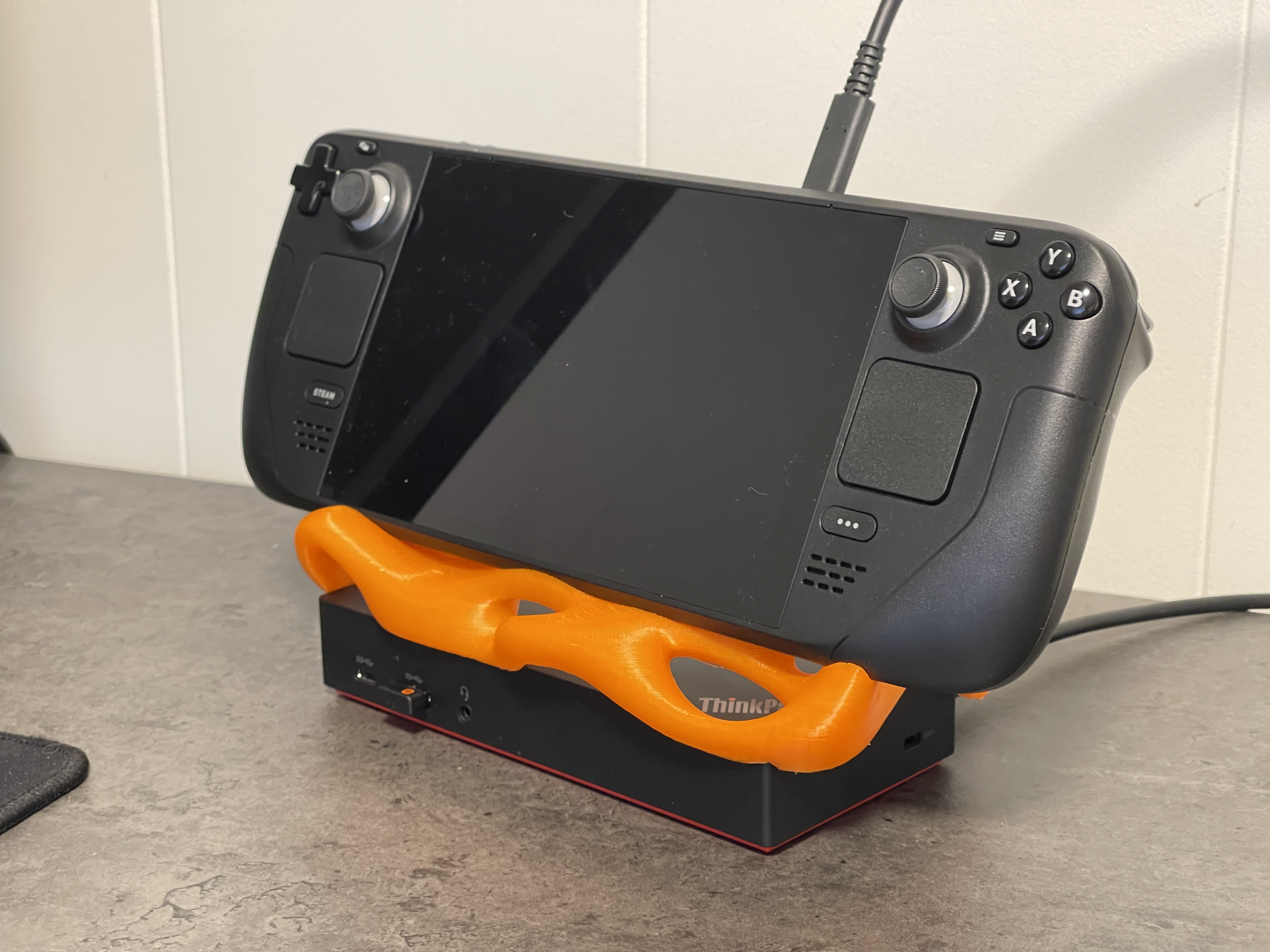 Organic Steam Deck stand by Mathias Pedersen | Download free STL model ...