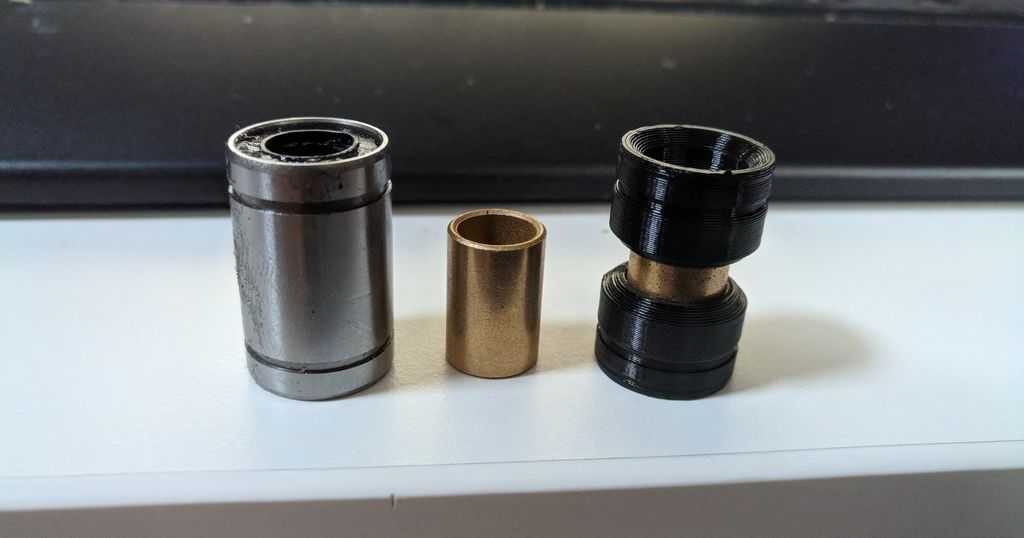 8x10x15mm Bronze Bushings to LMU8 Adapter by Grafzahl | Download free ...