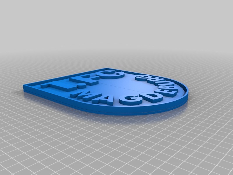1.FC Magdeburg Logo by Grafzahl | Download free STL model | Printables.com