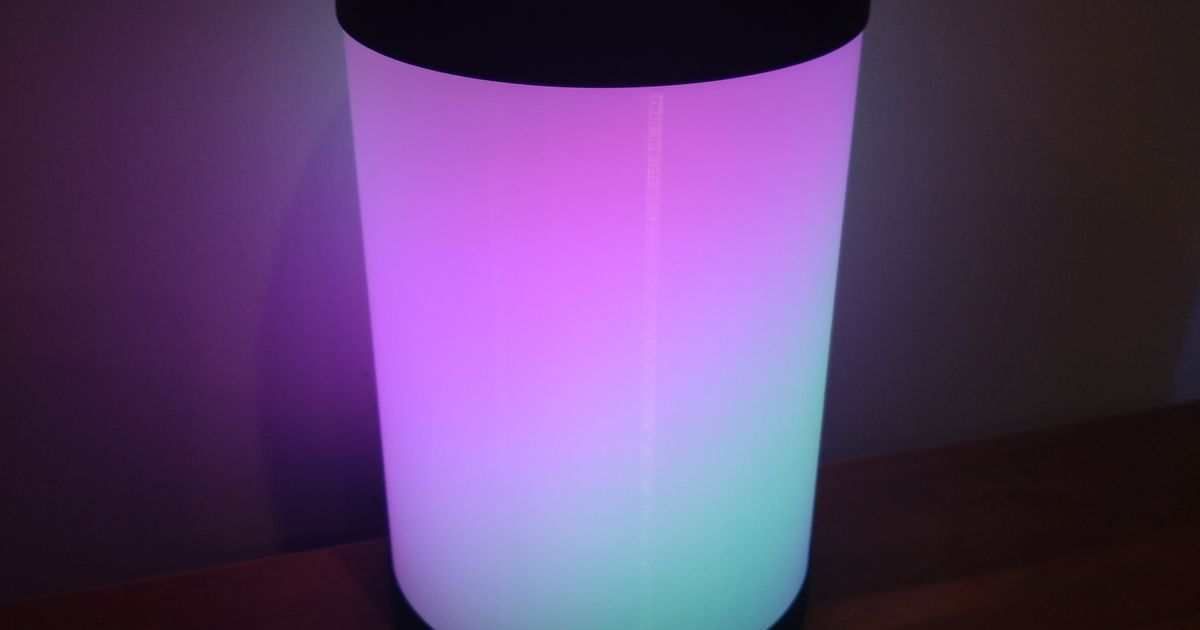 Simple Round Lamp by SuperDave | Download free STL model | Printables.com