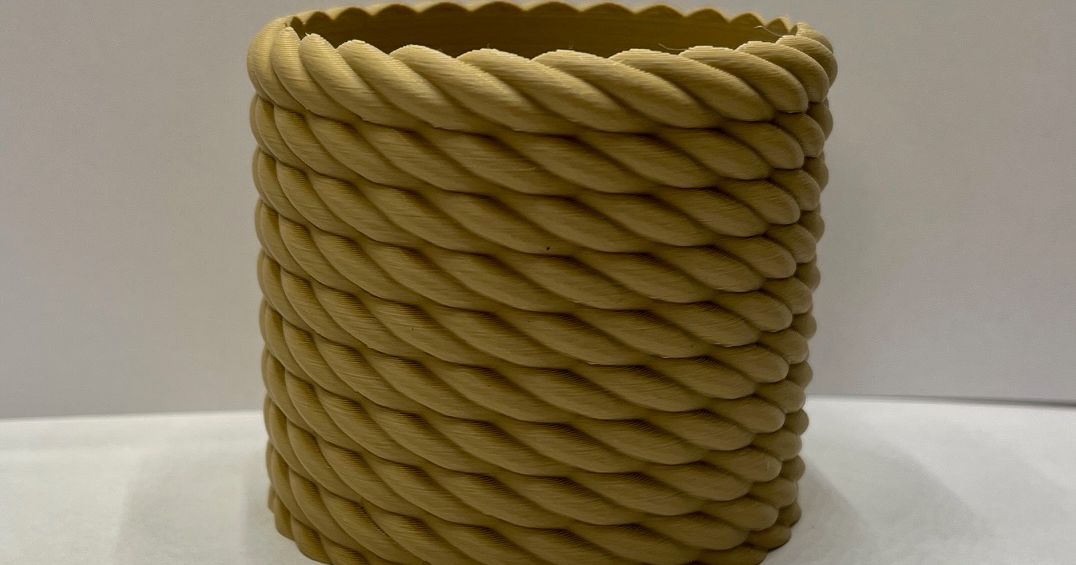 Rope plant pot by Eifel3Druck | Download free STL model | Printables.com