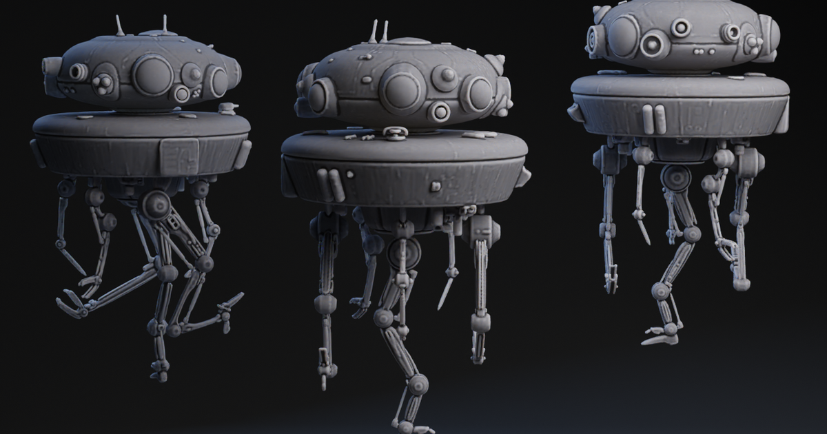 Viper Droid / Imperial Probe Droid by Peter Farell | Download free STL ...