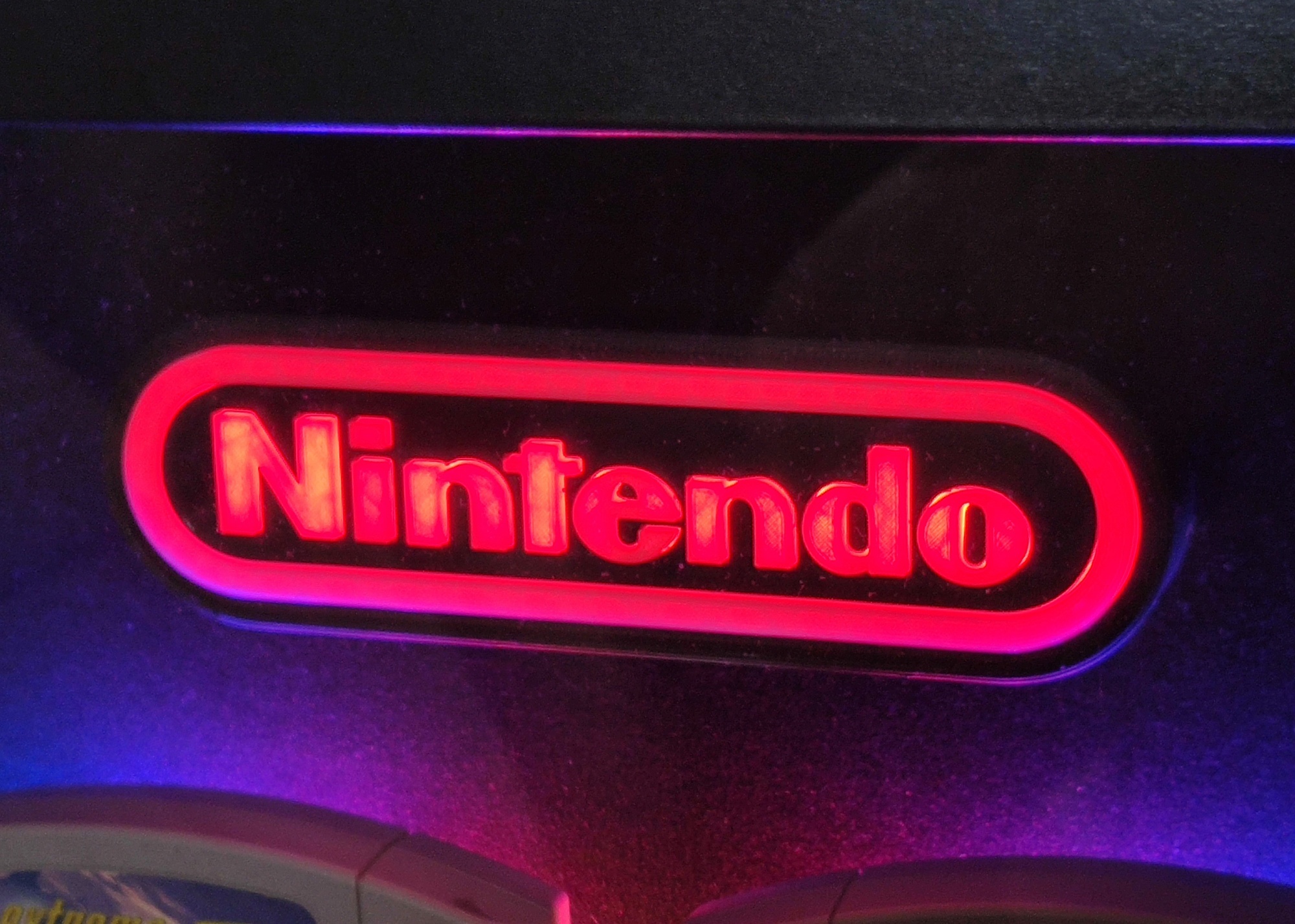 Nintendo illuminated logo by mistic100 | Download free STL model ...