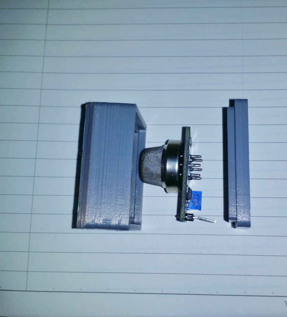 gas sensor MQ (MQ-2, MQ-9, MQ-135, ...) by Diallomm | Download free STL ...