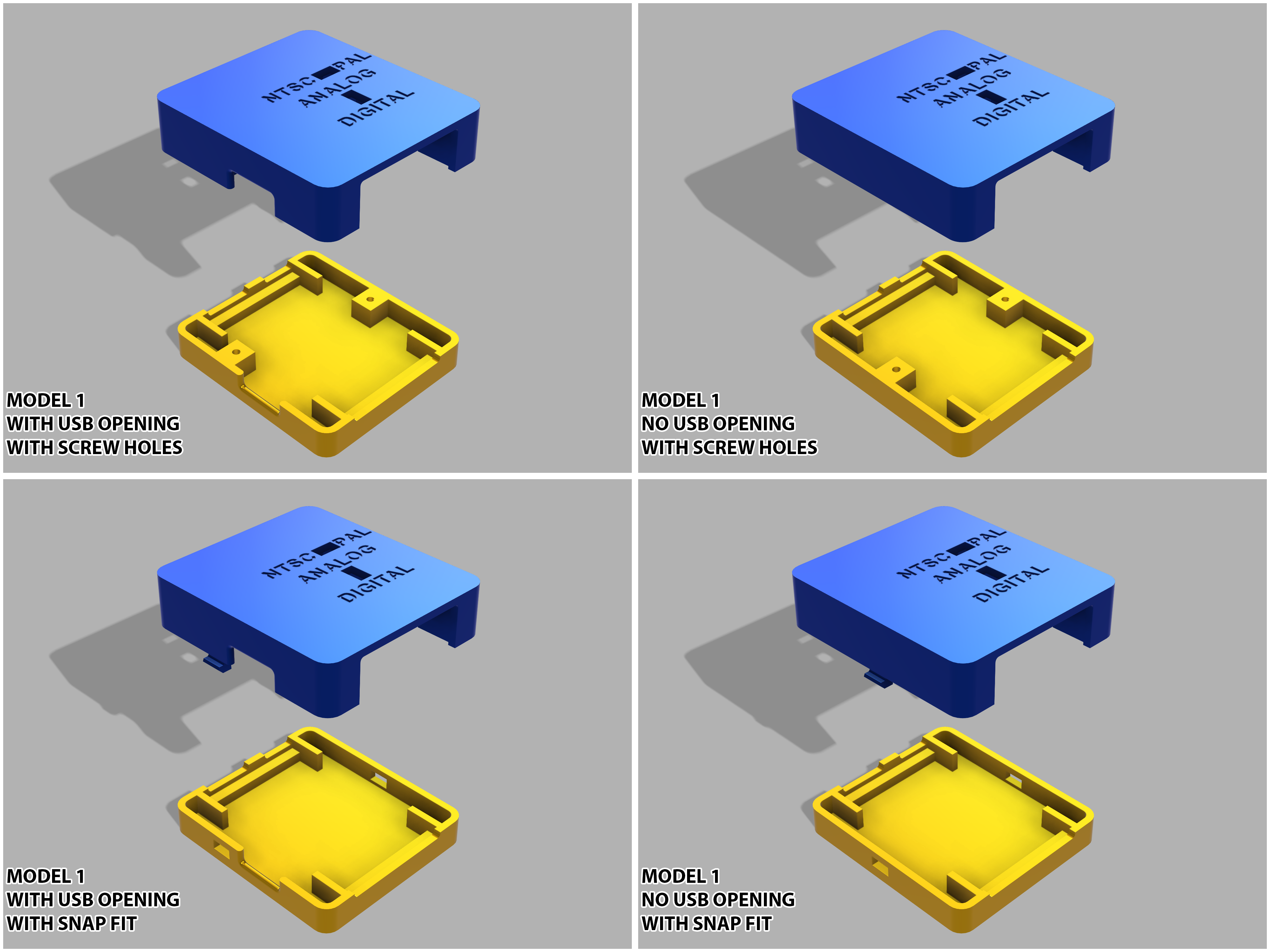 Case for the active Y/C adapter by Retrocastle for the Mister FPGA by ...