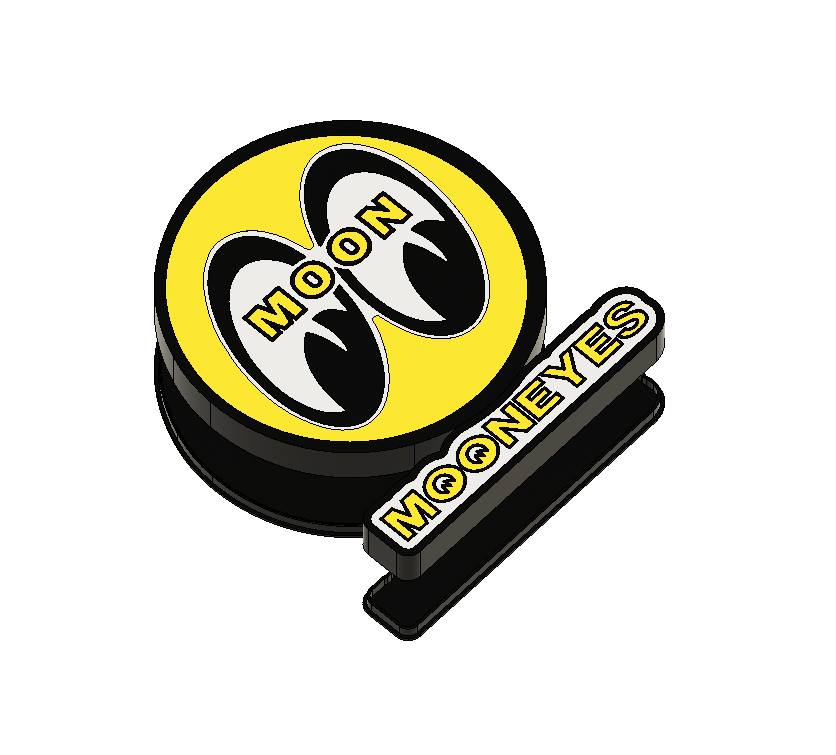 Mooneyes Lightbox LED Lamp by braga3dprint | Printables Store