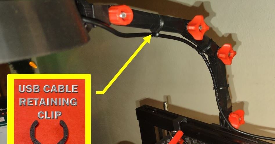 Mounting System USB Cable Retaining Clip by JPM Designs | Download free ...