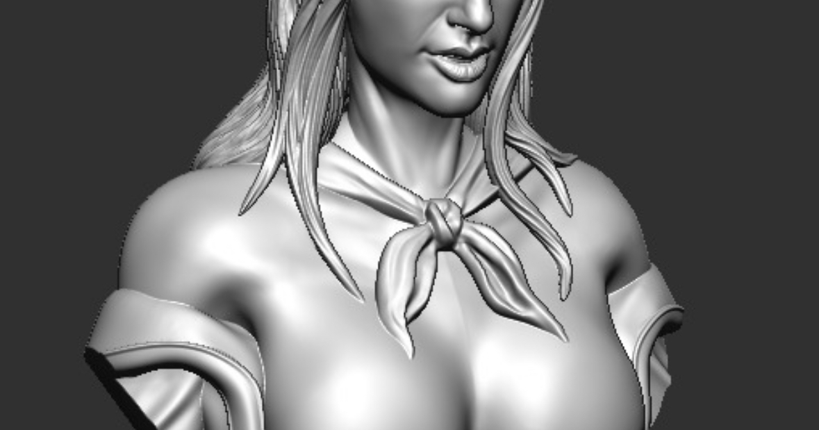 TOPLESS WONDER WOMAN WESTERN BUST by Super 3D Printer | Printables Store