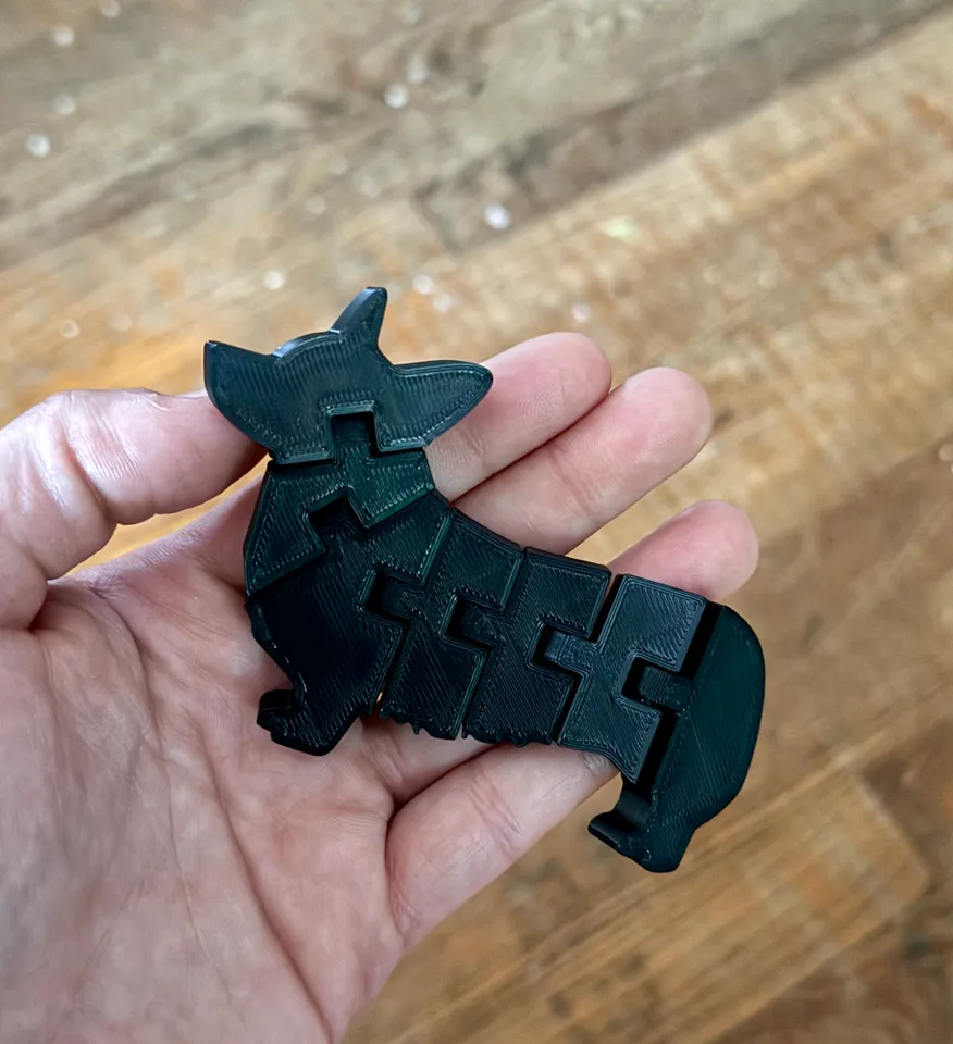 Articulated Flexi Corgi by PrintedMagic3D | Download free STL model ...