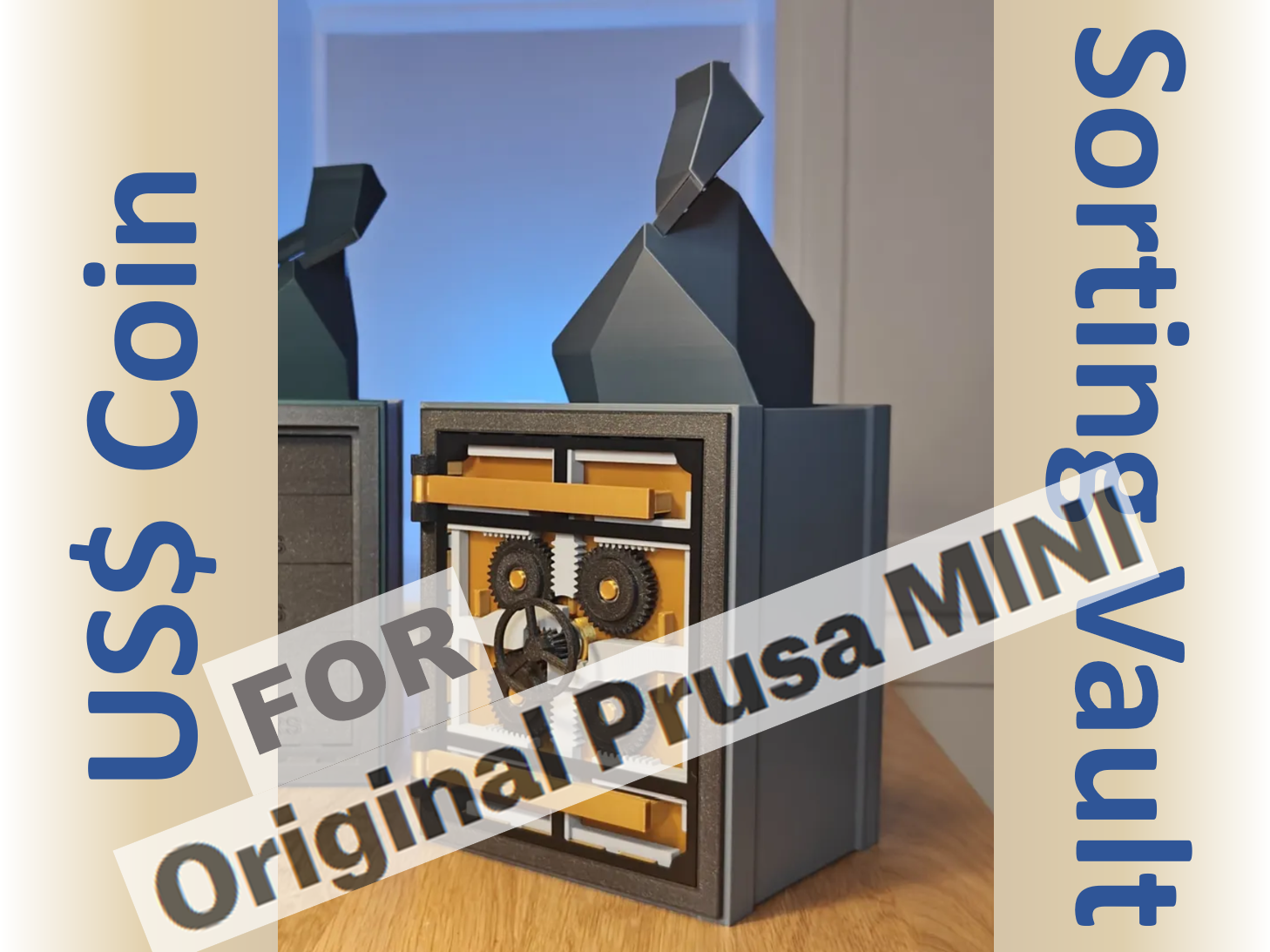 MINI - US$ Coin Sorting Vault by vmLOGIC | Download free STL model ...