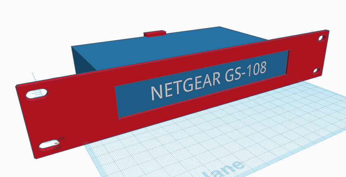 10in-Rack-Netgear-GS108 by Brian Berkley | Download free STL model ...