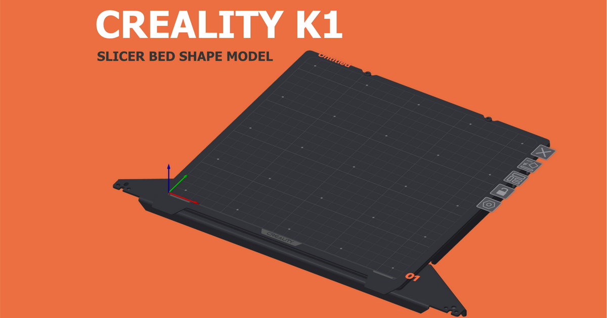 Creality K1 Slicer Bed Shape Model par Henlor | Téléchargez ...